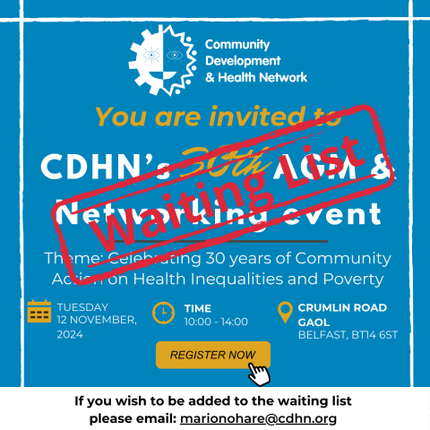 CDHN's 30th AGM & Networking Event: Celebrating 30 years of Community ...